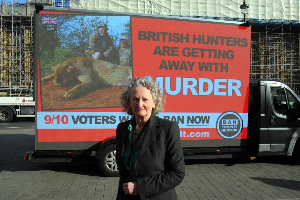 Ban Trophy Hunting now – Baroness Jones of Moulsecoomb
